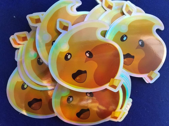 Golden Slime & Quicksilver Slime Slime Rancher Holographic | Etsy