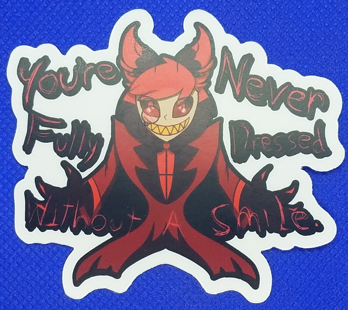 Alastor 2.6 X 3 Inch Vinyl Stickers Hazbin Hotel Pilot - Etsy