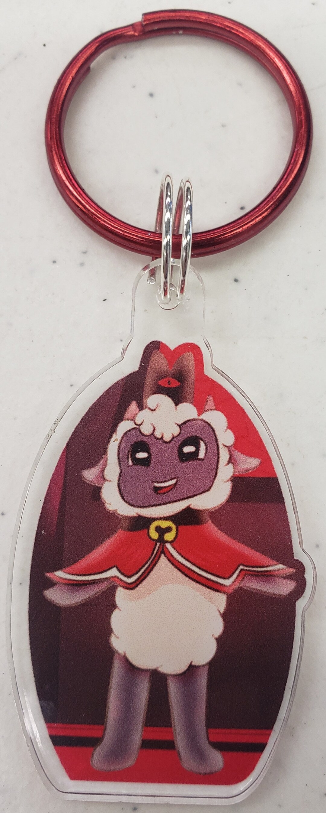 Lamb Acrylic Keychain Charm - Cult of the Lamb - Etsy