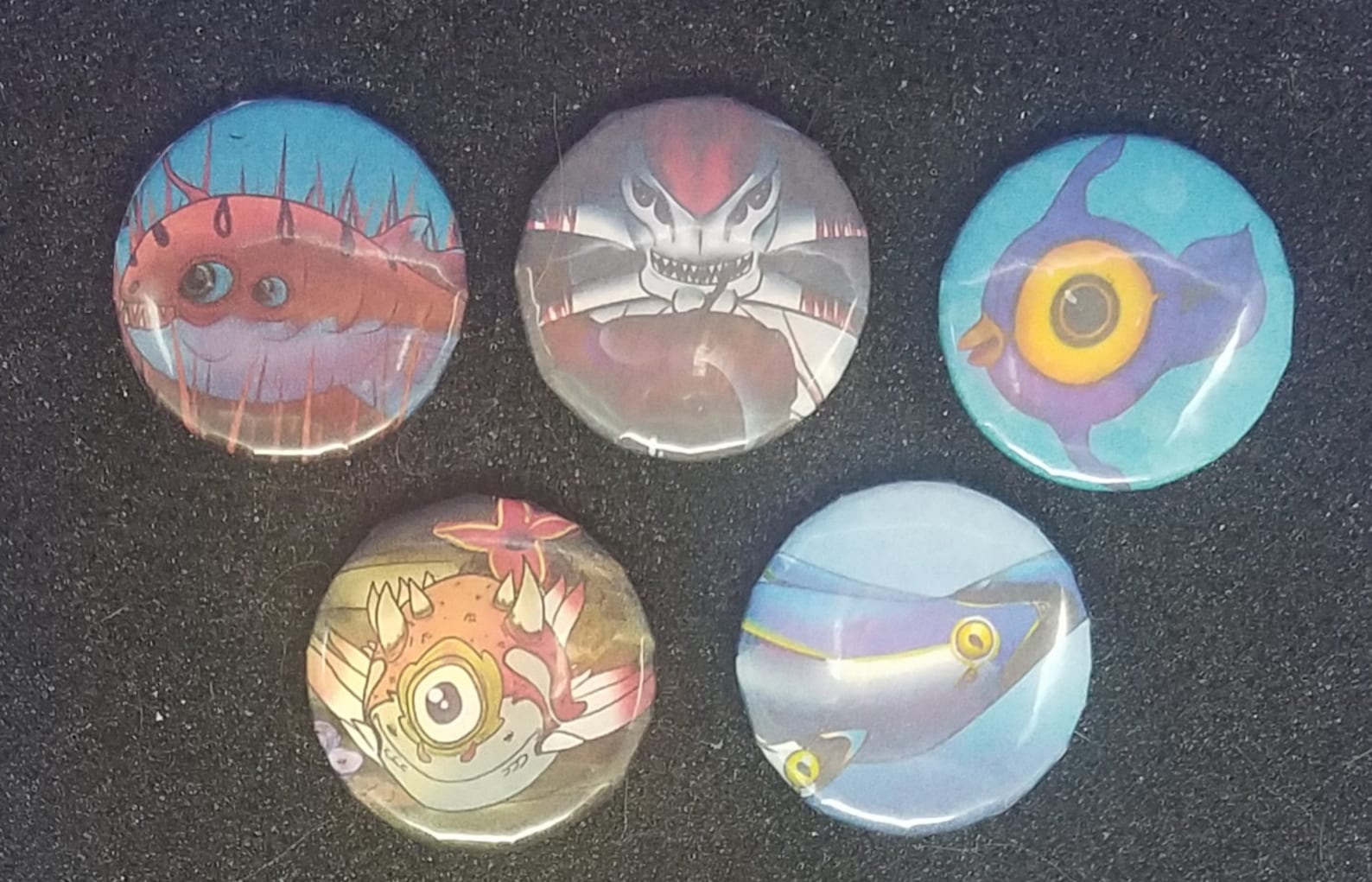 Subnautica Fauna Pin Set - One Inch Button Pins or Magnets - Etsy