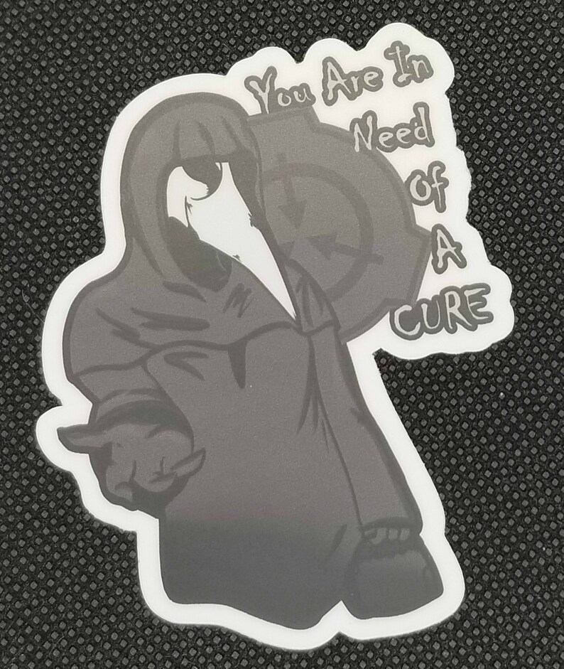 The Plague Doctor SCP-049 Vinyl Sticker - Etsy