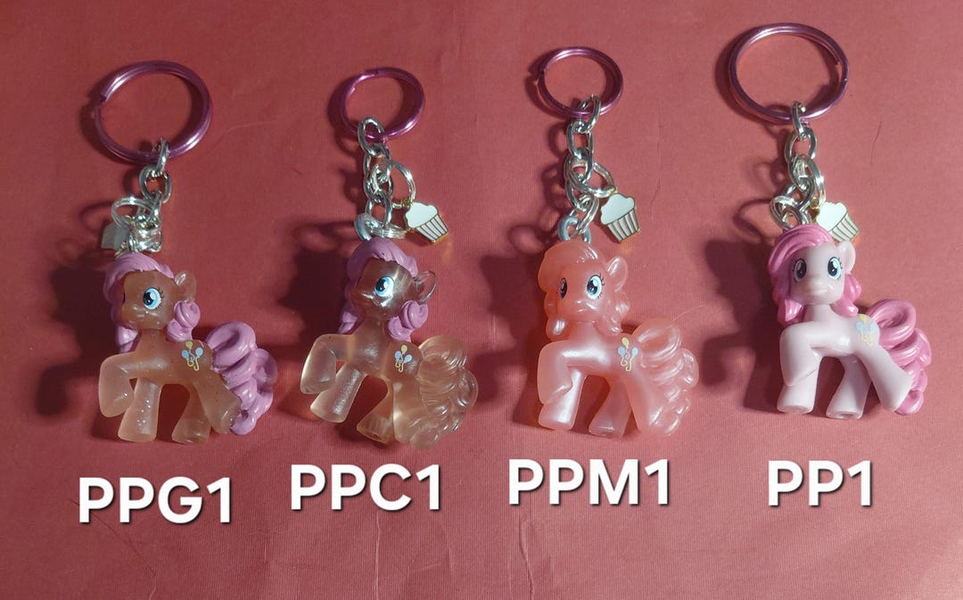 Pinkie Pie and Friends, My Little Pony (MLP) up Cycled Keychains - Etsy