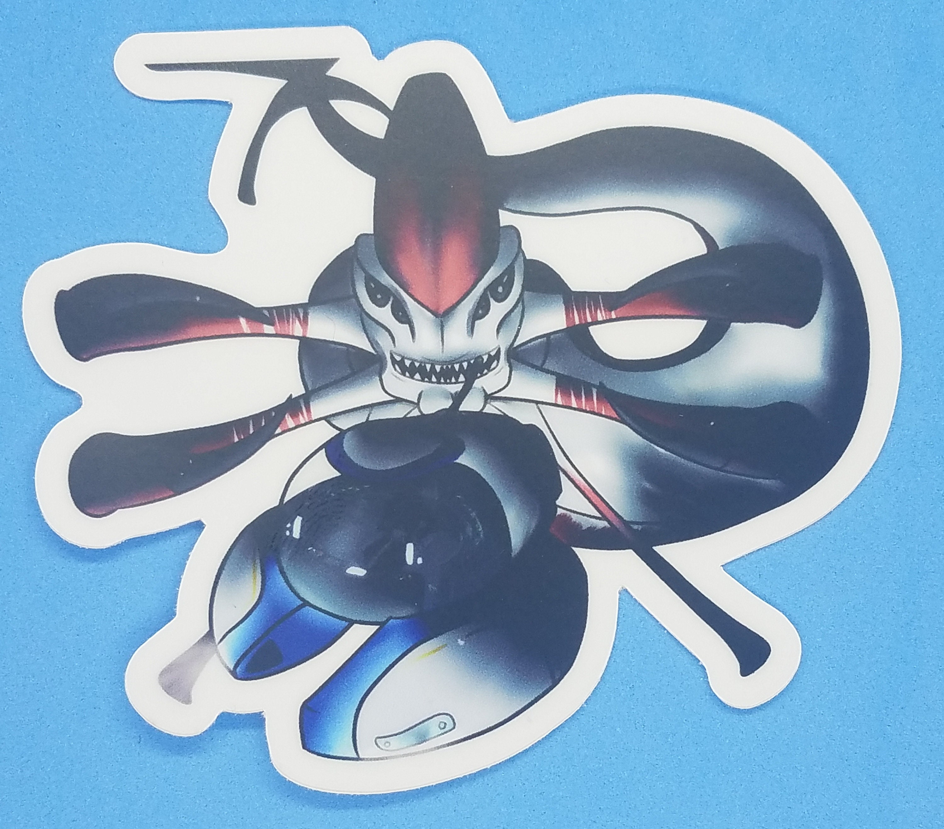 Reaper Leviathan and Ghost Leviathan 3 Inch Vinyl Sticker - Etsy