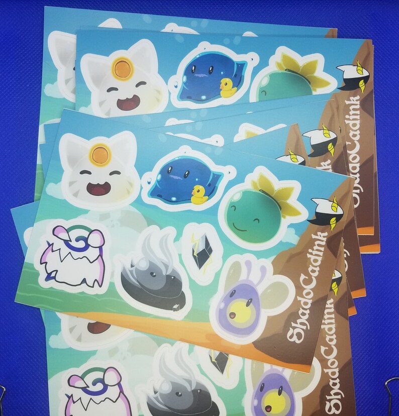 Slime Rancher Sticker Sheets - Etsy