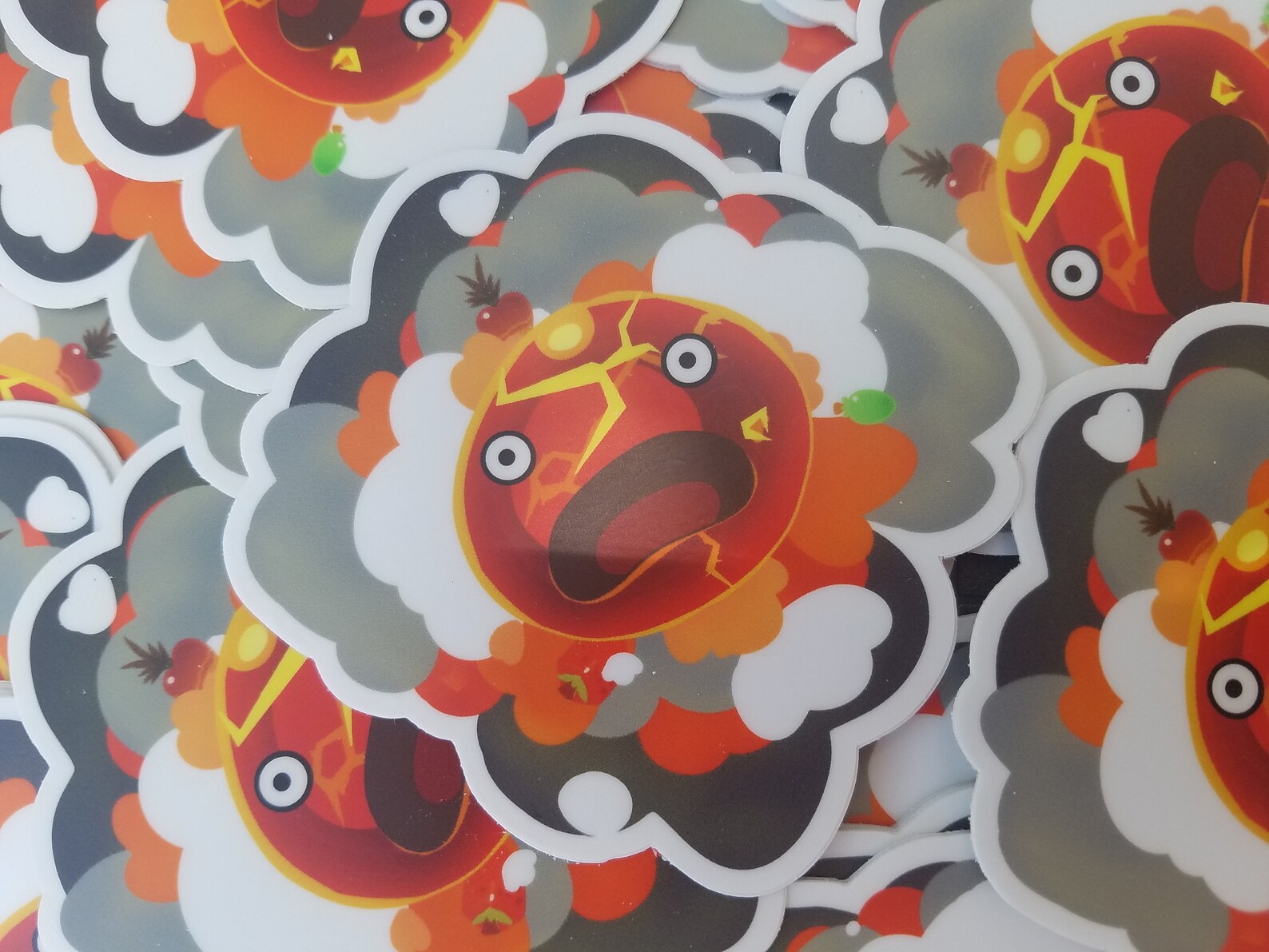 Slime Rancher Vinyl Stickers 4 Piece Set Lucky Tabby Fire | Etsy