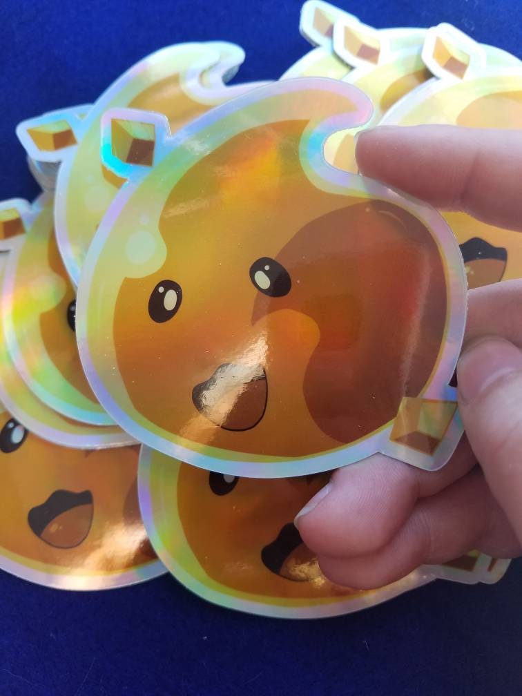 Golden Slime & Quicksilver Slime Slime Rancher Holographic - Etsy