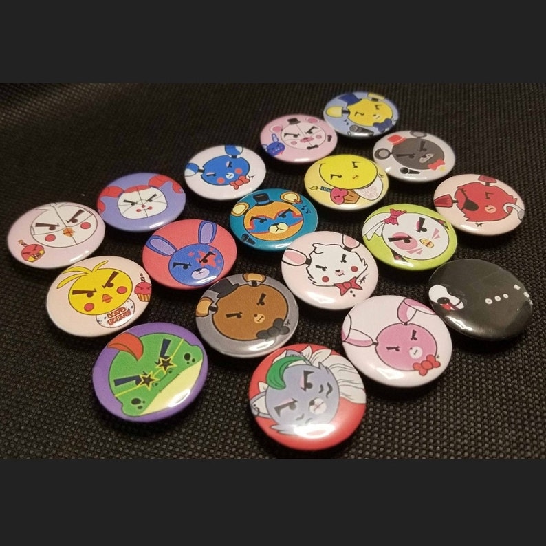 Custom Round Circle Pins - 1, 1.5 & 2.25 Inch - Etsy