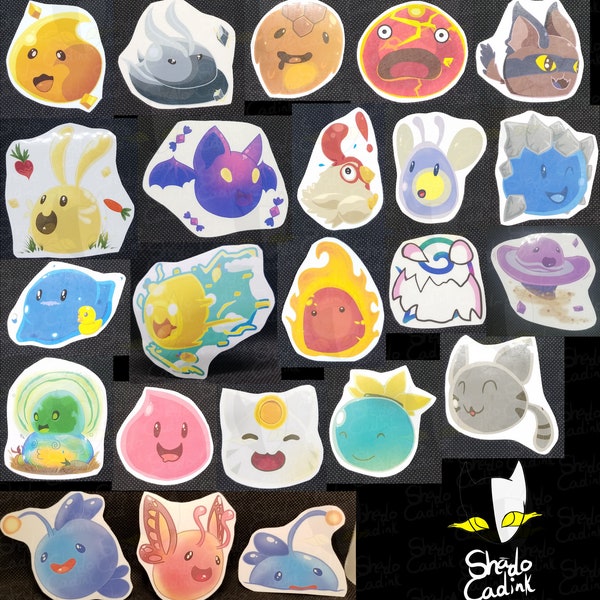 Slime Stickers - Etsy