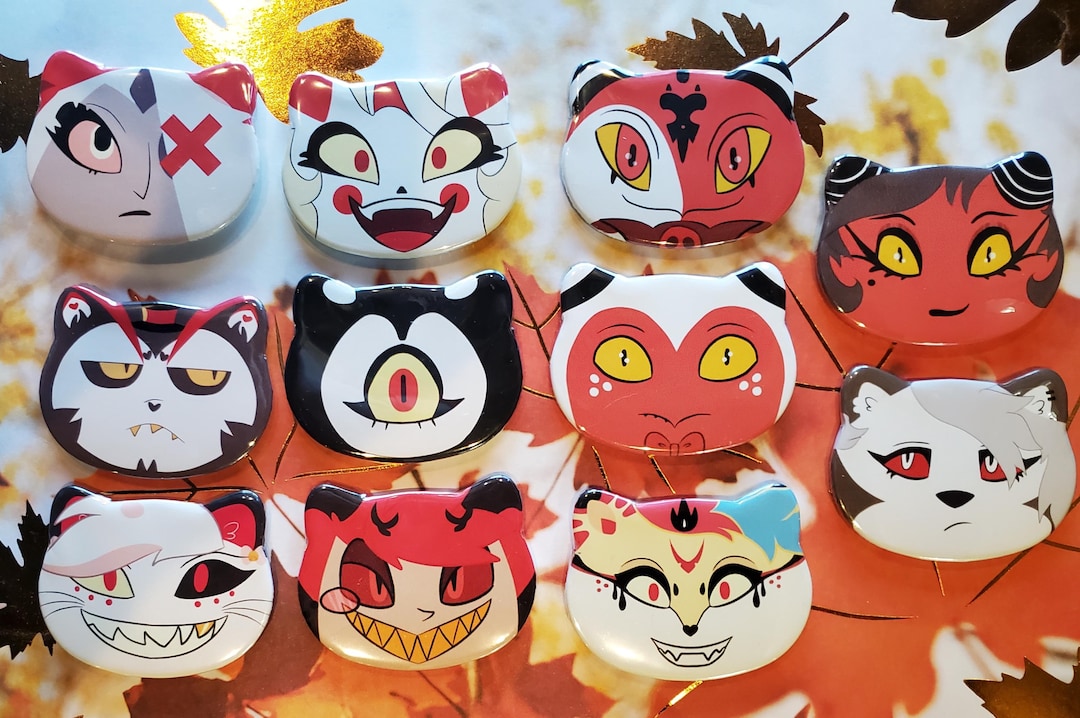 Helluva Boss & Hazbin Hotel Spindle Horse - Pins or Magnets - Etsy