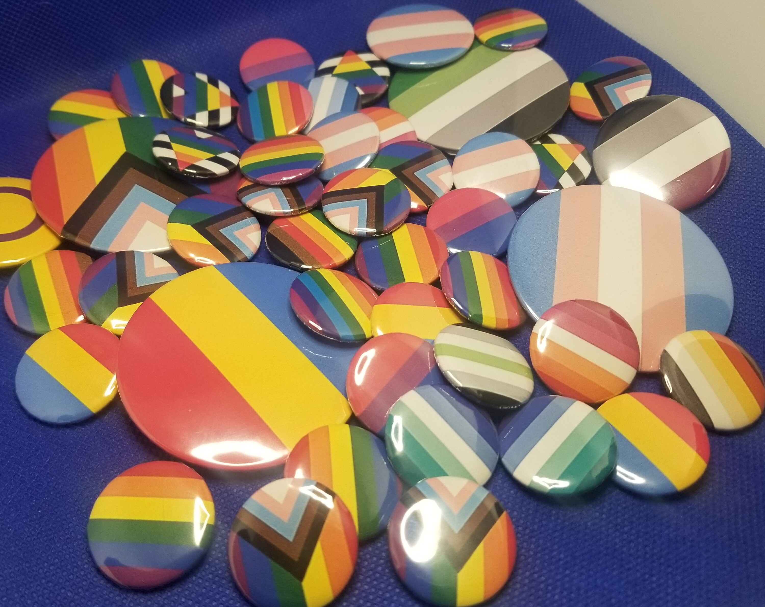 Queer Gear Pride Pins Flag of Choice 1 1.5 & 2.25 Inch - Etsy