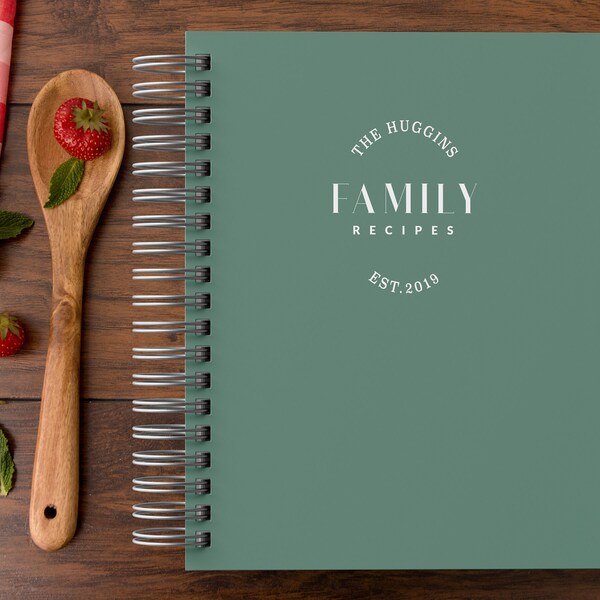 Blank Recipe Book - Etsy