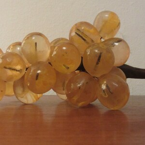 Vintage Amber Colored Lucite/acrylic/resin Bunch/cluster of Large ...