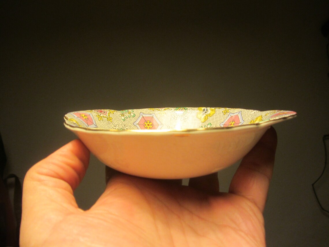 LORD NELSON WARE by Elijah Cotton - Chintzware Pottery Handled Bowl ...