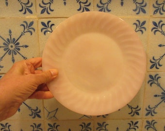 Pink Fire King Plates - Etsy