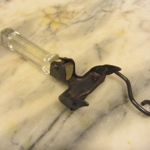 PYREX flameware Detachable Clear Glass Handle With Metal Locking Clamp ...