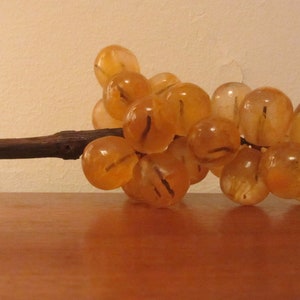 Vintage Amber Colored Lucite/acrylic/resin Bunch/cluster of Large ...