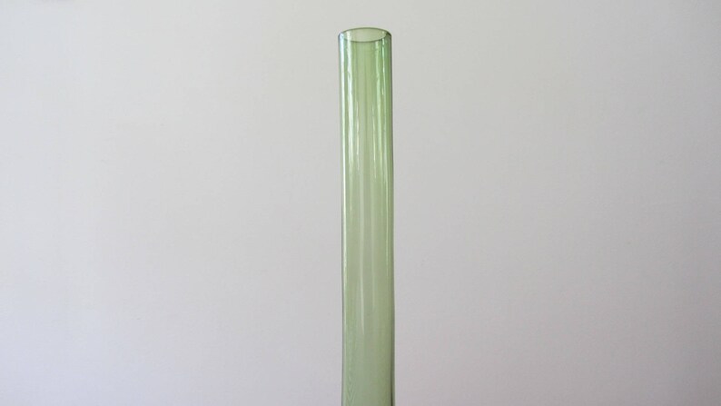INGRID GLAS Lord Nelson Large and Tall Green Tubular Glass - Etsy