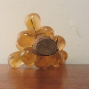Vintage Amber Colored Lucite/acrylic/resin Bunch/cluster of Large ...