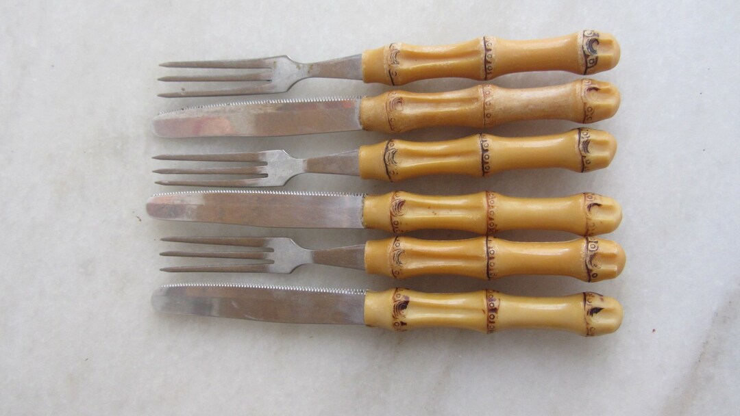 SOLINGEN Rostfrei Stainless Six-pieces Cutlery Set of 3 Forks and 3 ...