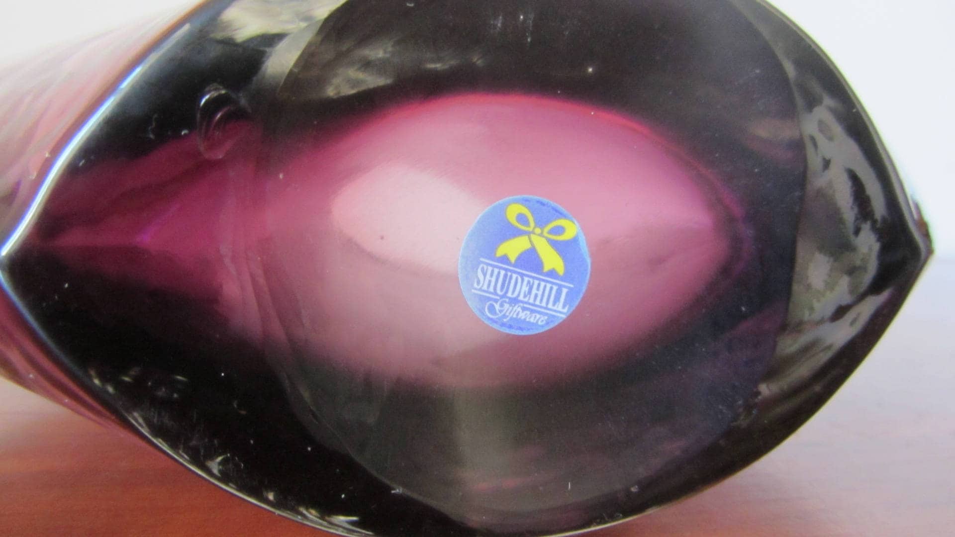 SHUDEHILL Giftware Bulb shaped textured purple glass Flower | Etsy