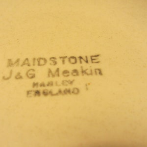 EVE MIDWINTER - J & G Meakin Studio - "maidstone" Earthenware Series ...