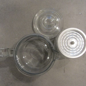 PYREX Flameware Complete Clear Glass 4 Cup Coffee Percolator 7754-B ...