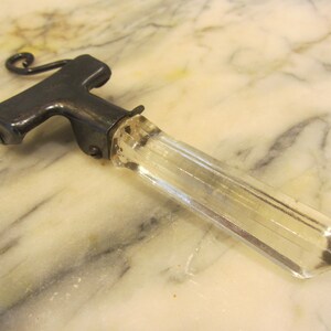 PYREX flameware Detachable Clear Glass Handle With Metal Locking Clamp ...