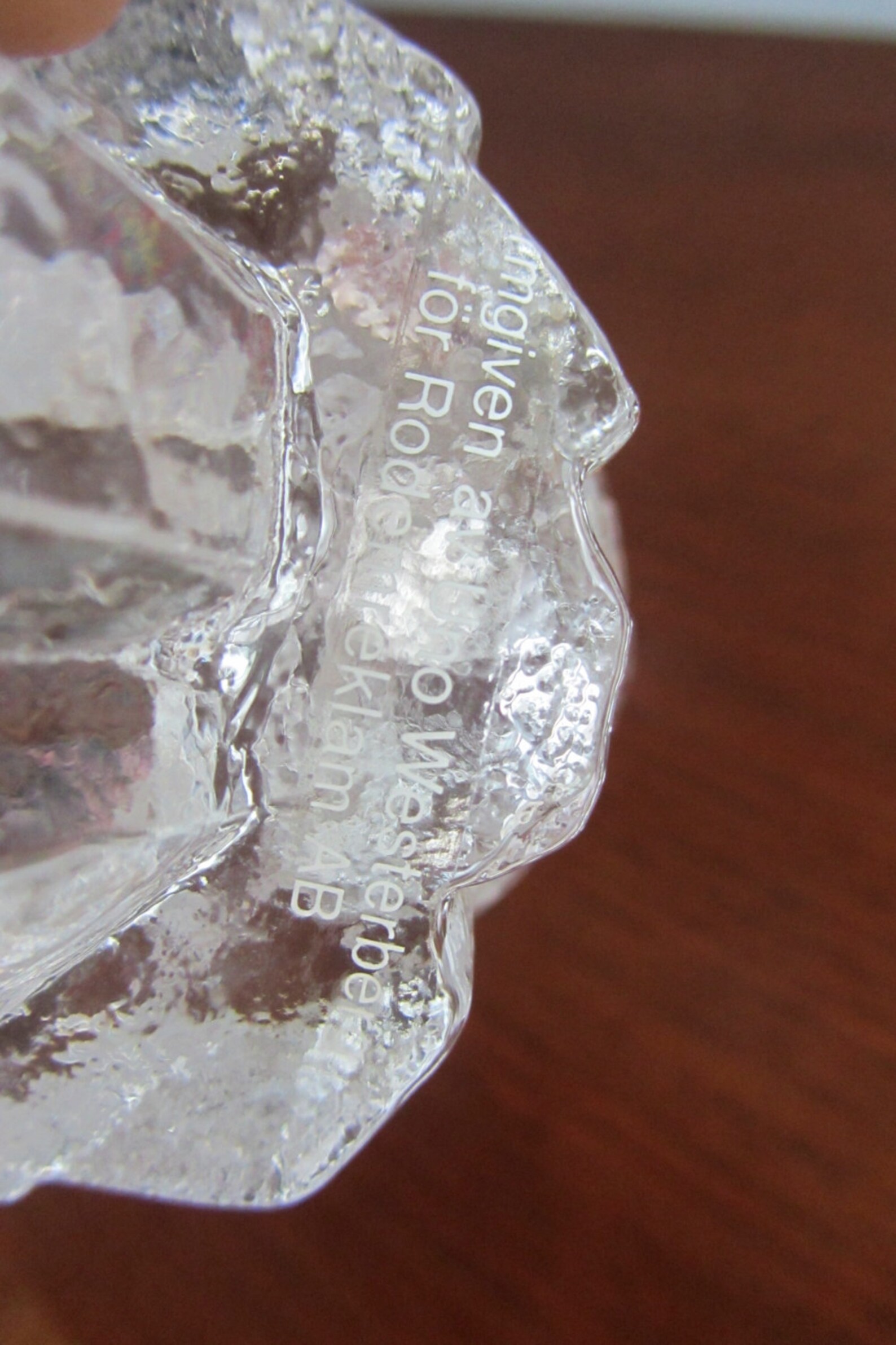 UNO WESTERBERG Pukeberg Glass Viking Figurine/paperweight | Etsy