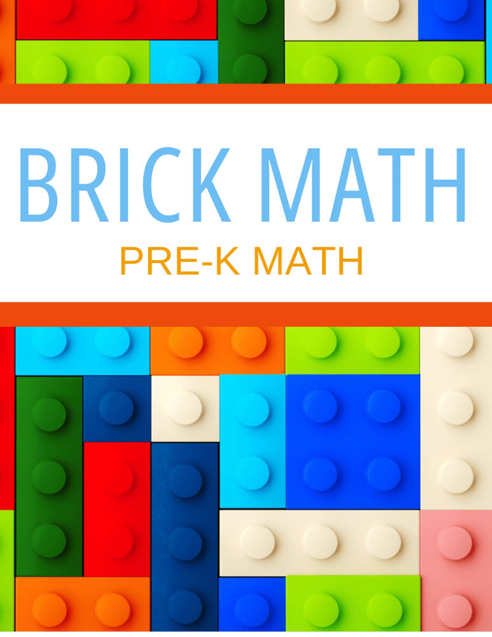 Brick Math: A Pre-k Math Book - Etsy