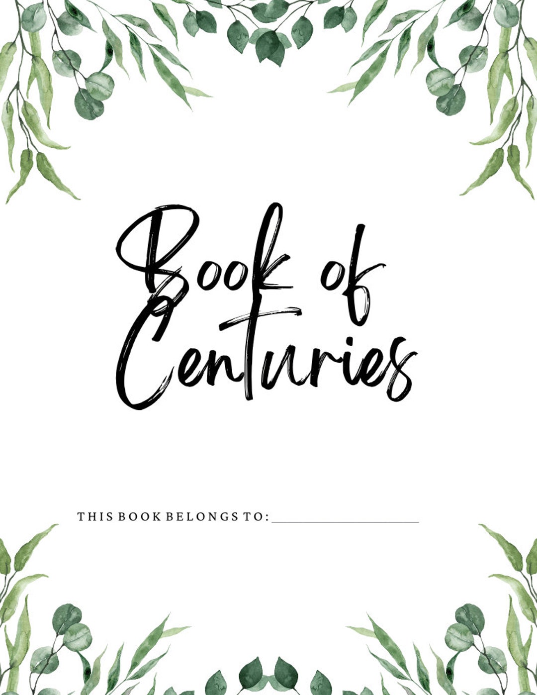 Book of Centuries for Homeschool History | Homeschool Curriculum ...