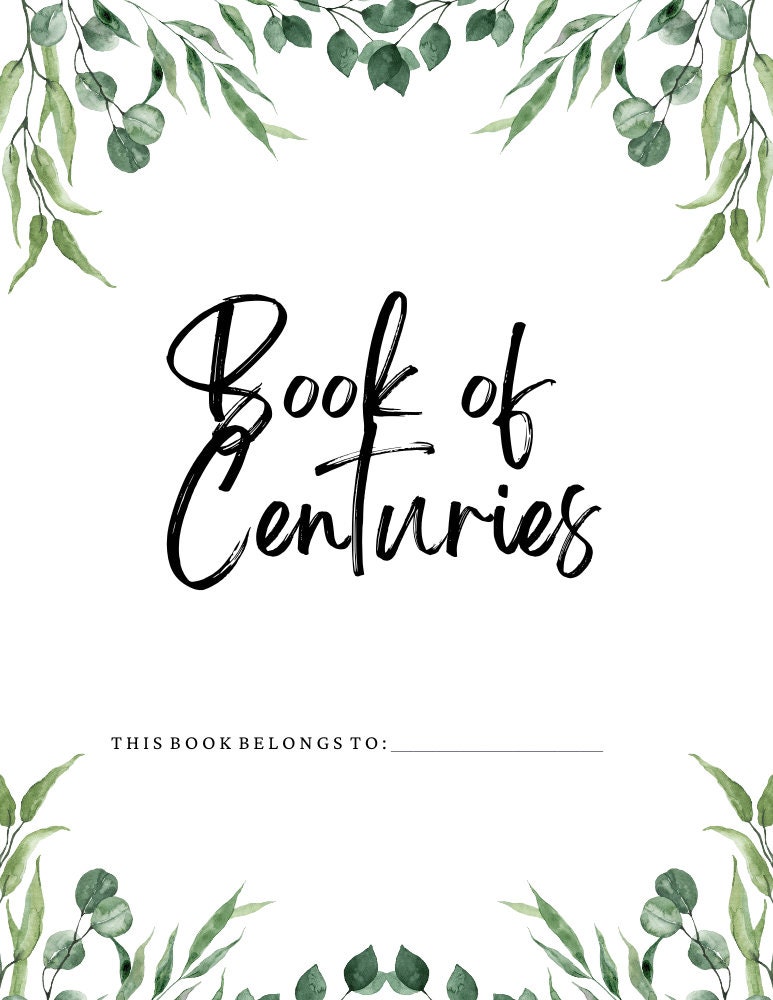 Book of Centuries for Homeschool History | Homeschool Curriculum ...