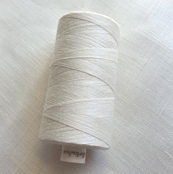 Linen Bobbin 500 M Linen Thread 1/5/10 Spools Light Milk - Etsy