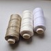 Linen Thread Natural Grey X 100 Meters Set of 1/5/10 Spools Czech Linen ...