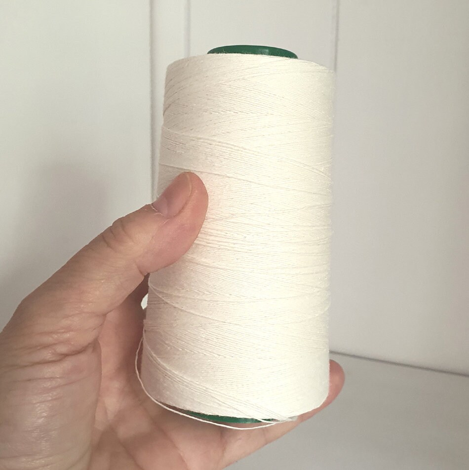 Linen Thread 1000 M 1 Ecru Spool Hand & Machine Quilting - Etsy