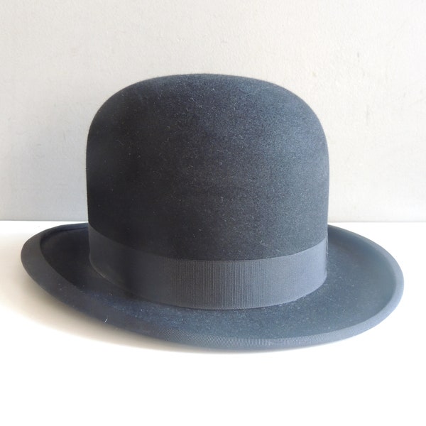 Black Bowler Hat - Etsy