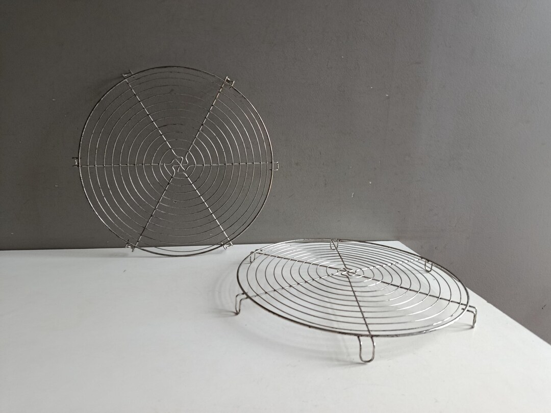 Antique French 2 Wire Iron Cooling Rack Display Stand for Cake Pie Tart ...