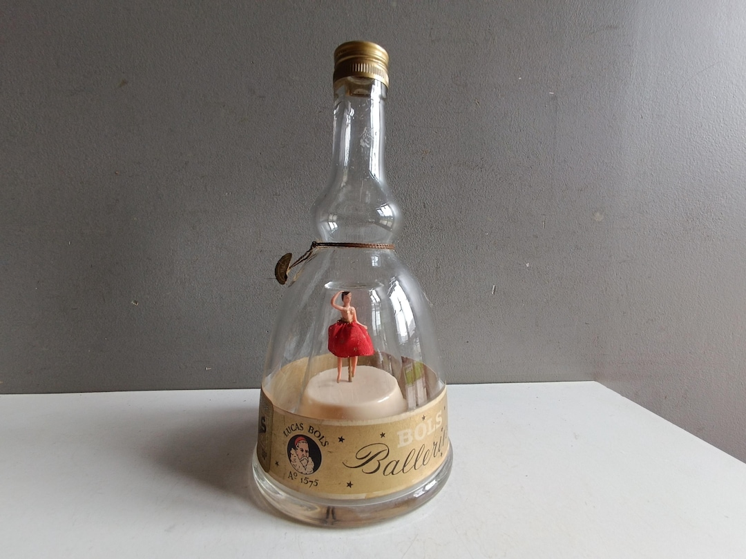 Musical French Vintage Liqueur Bottle Decanter Ballerina Bols With ...