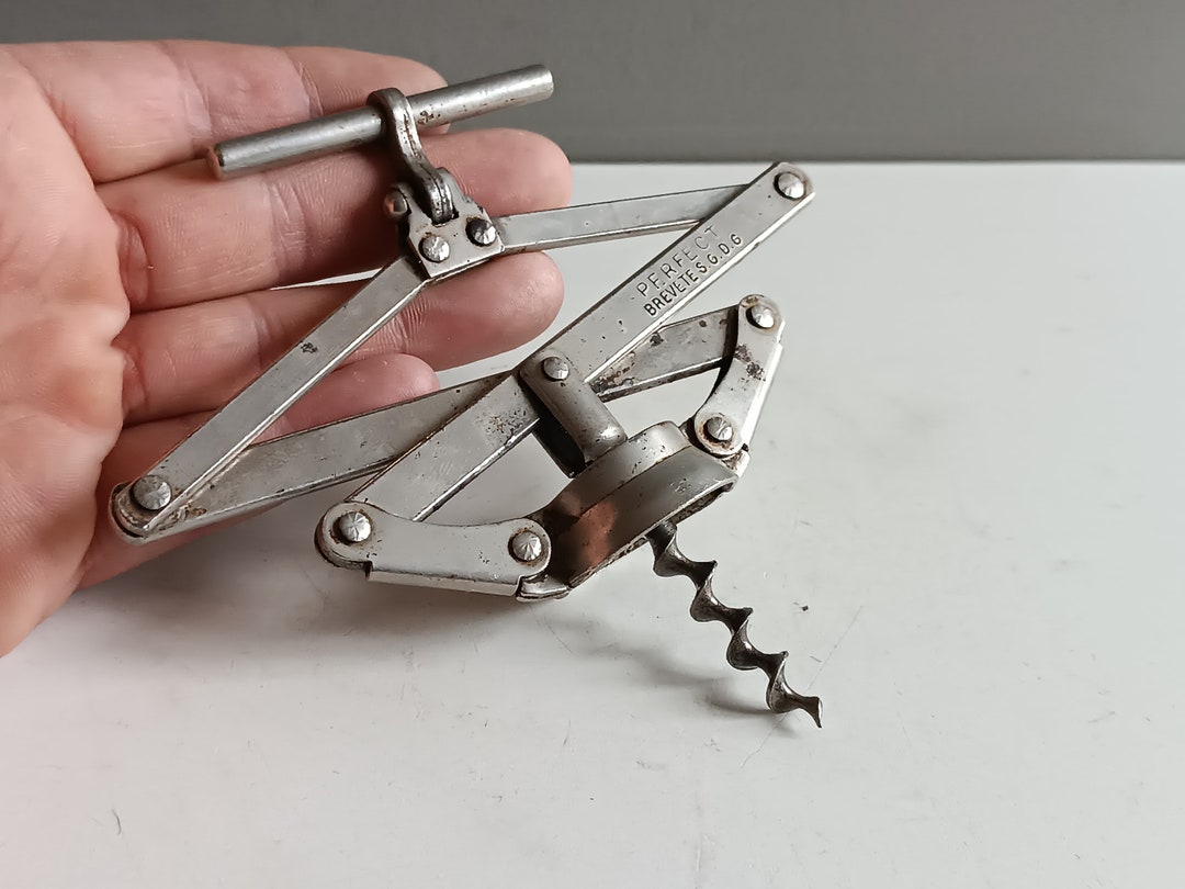 French Vintage Extensible Mechanical Corkscrew Perfect / - Etsy
