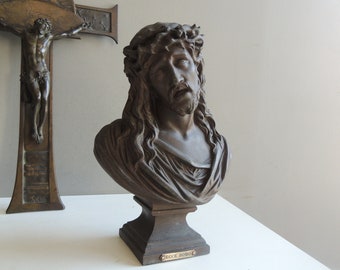 Jesus Metal Statue Antique - Etsy