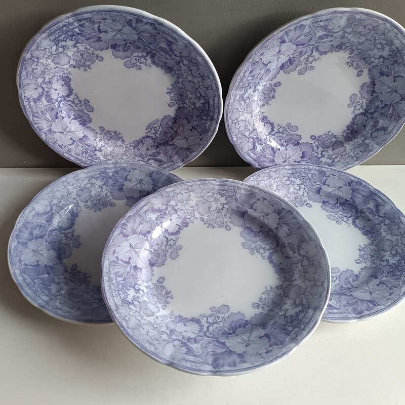 Antique Lavender Plates - Etsy