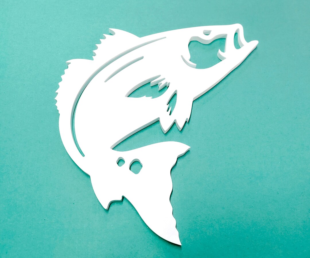 Large Exterior Redfish Sign, Weatherproof PVC Red Drum Fishing Decor ...