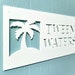 Custom Palm Tree Beach House Name Sign Weatherproof - Etsy