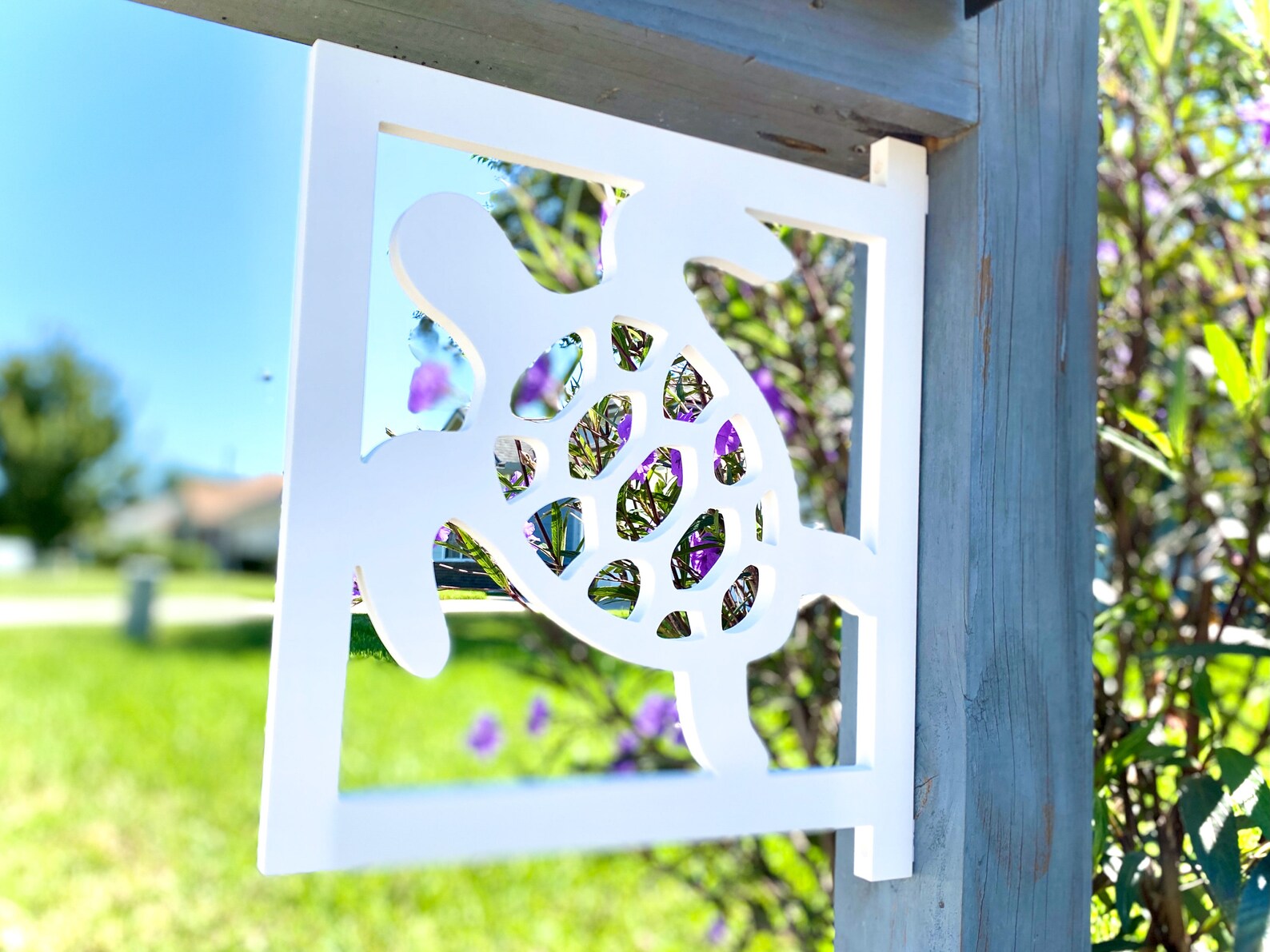Sea Turtle Mailbox Bracket Weatherproof PVC Coastal Beach | Etsy
