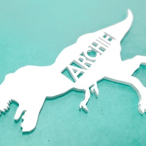 T Rex Dinosaur Name Sign, Kids Dinosaur Bedroom Decor, Boys Girls ...