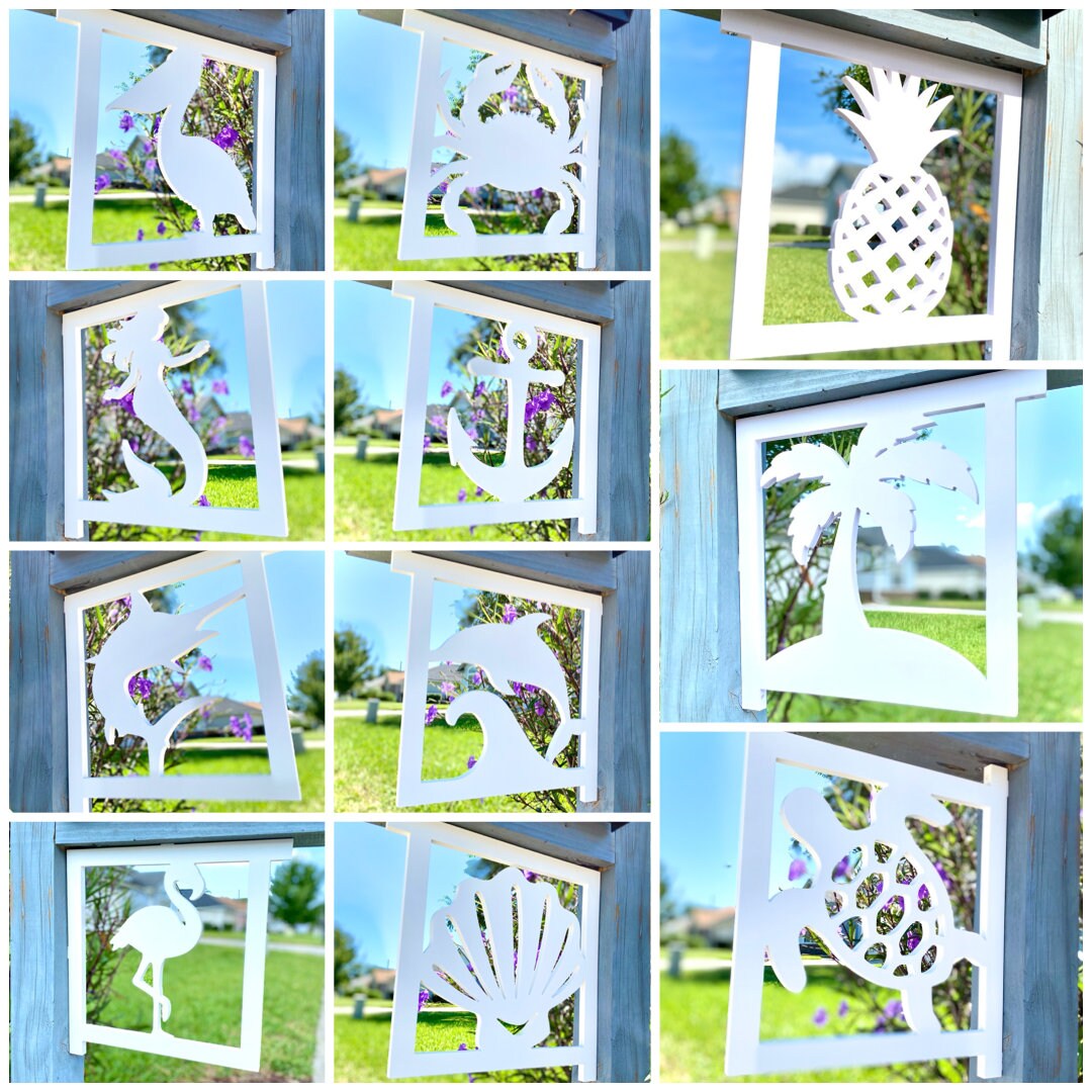 Starfish Mailbox Bracket Weatherproof PVC Coastal Beach House - Etsy