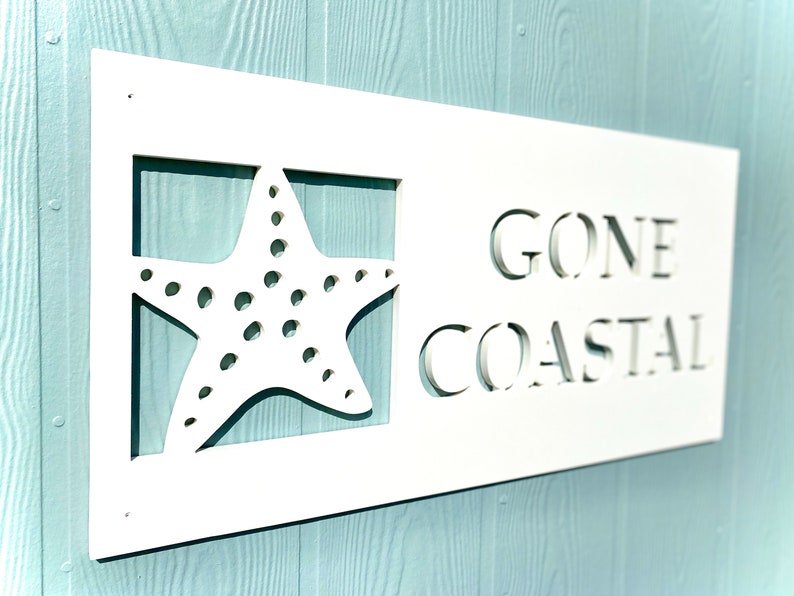 Custom Starfish House Name Sign Weatherproof Personalized - Etsy