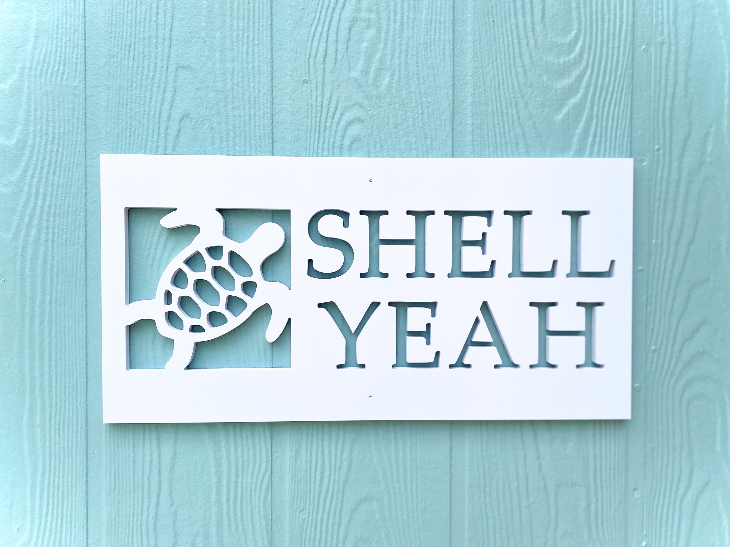 Custom Sea Turtle House Name Sign: Weatherproof Coastal Decor - Outdoor ...