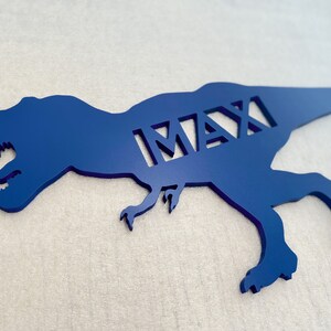 T Rex Dinosaur Name Sign Kids Dinosaur Bedroom Decor Boys - Etsy