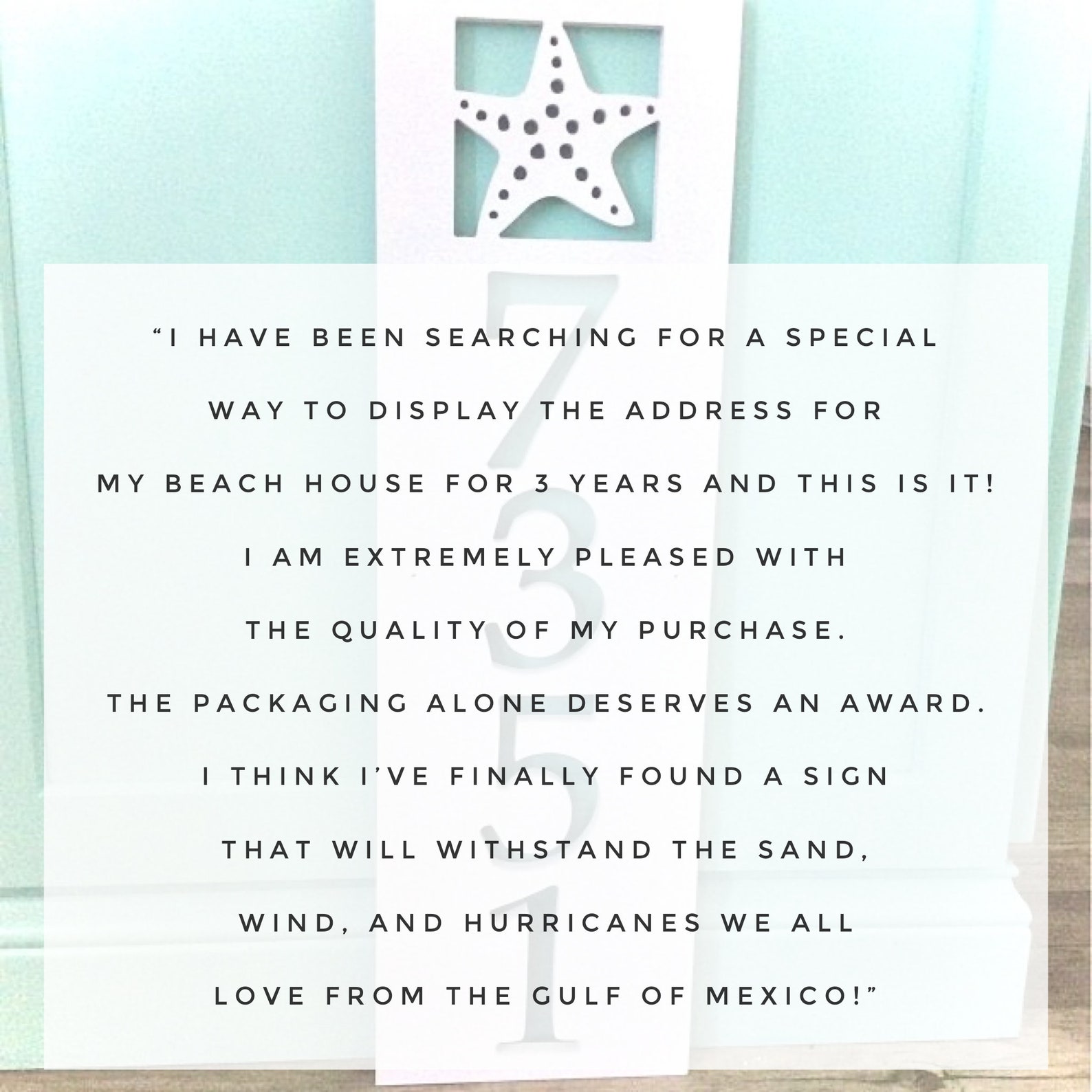 Custom Starfish House Name Sign Weatherproof Personalized - Etsy