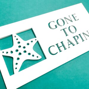 Custom Starfish House Name Sign: Weatherproof Outdoor Coastal Decor - Etsy